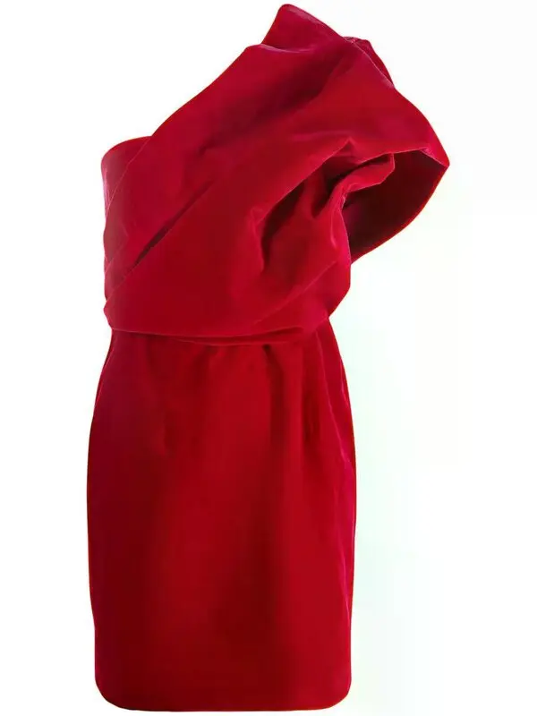 TOM FORD One-shoulder Mini Dress - Red