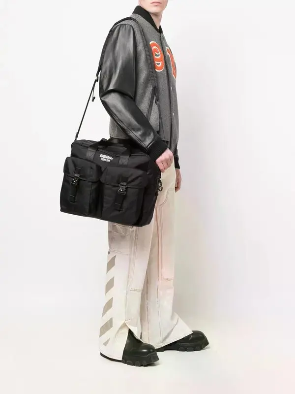 Dsquared2 Double-patch Laptop Bag - Black