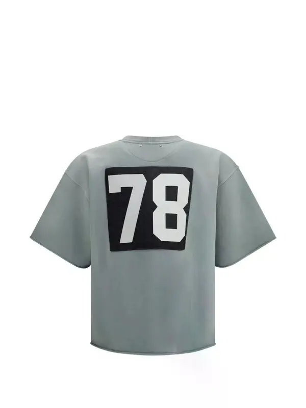 GOLDEN GOOSE Crew-neck Short-sleeved T-shirt - Blue