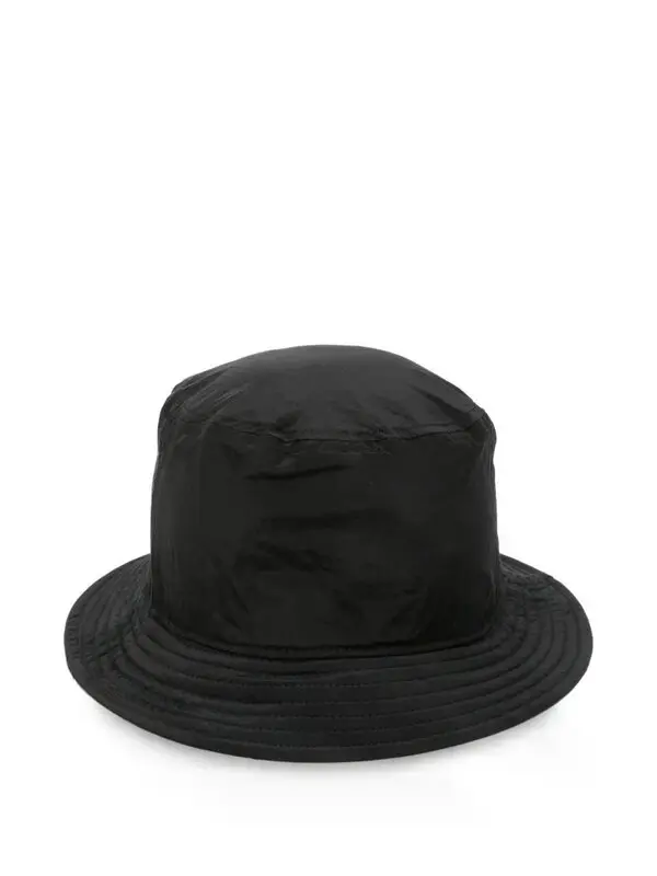 Stone Island Logo-patch Bucket Hat - Black