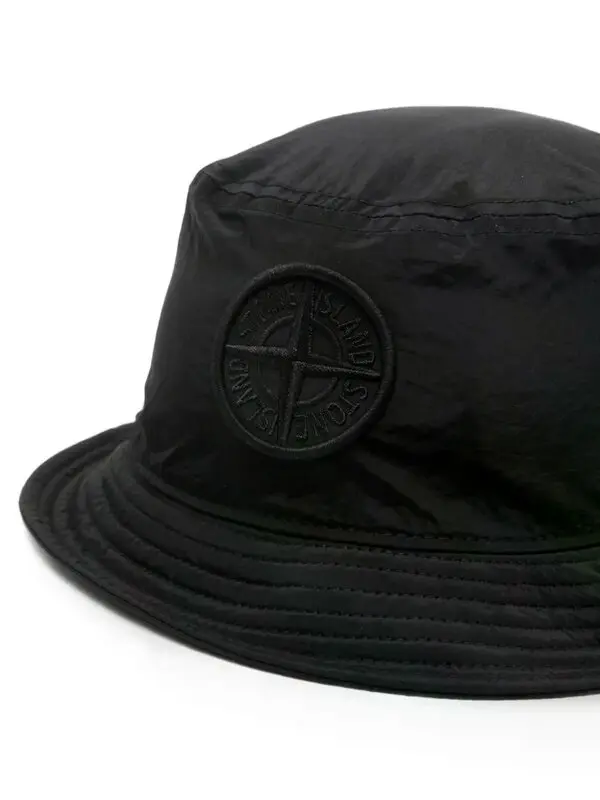 Stone Island Logo-patch Bucket Hat