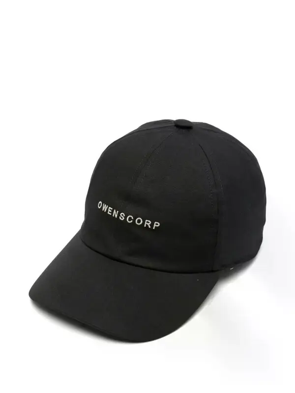 Rick Owens Embroidered Baseball Cap - Black