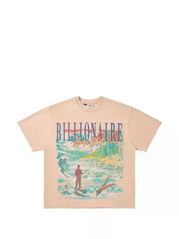 BILLIONAIRE BOYS CLUB Great Outdoors Graphic-print T-shirt - Pink
