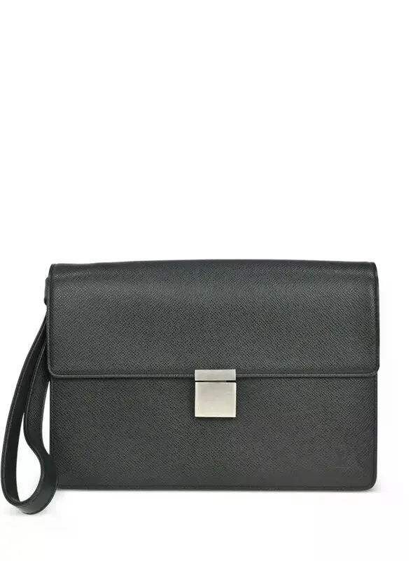 LOUIS VUITTON Taiga Selenga Clutch Bag