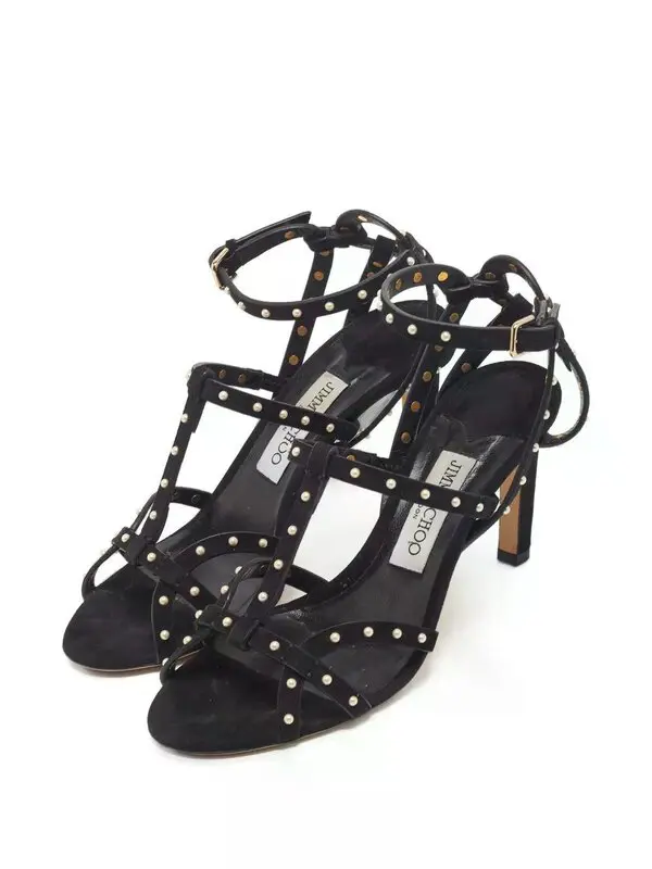 JIMMY CHOO Beverly Pearl-embellished Sandals