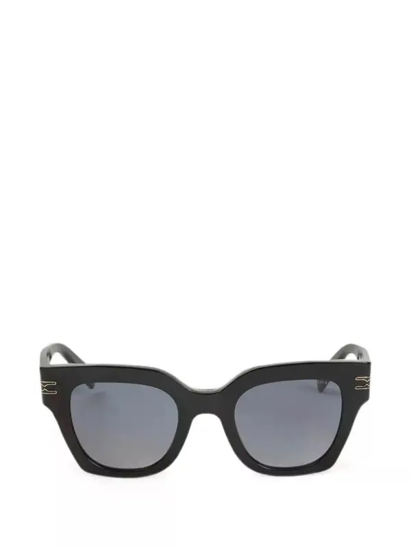 BVLGARI B.zero1 Geometric-frame Sunglasses - Black