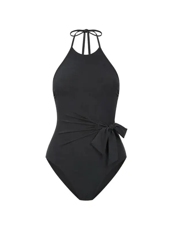 GOTTEX Luna Bow-detail Swimsuit - Black