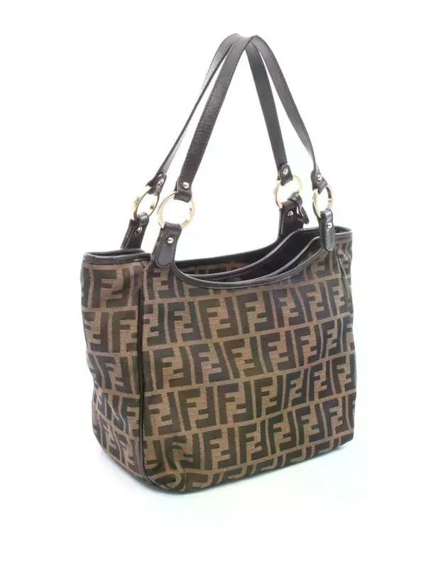 Fendi 2000-2010 Zucca Canvas Chef Tote Bag