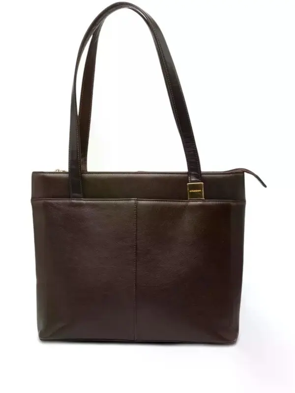 Burberry 2000-2017 Leather Tote Bag - Brown