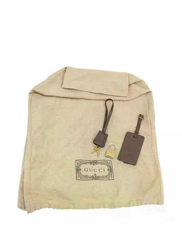Gucci Gg Supreme Canvas Savoy Trolley Travel Bag