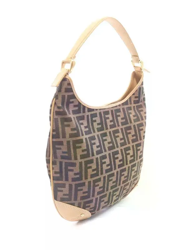 Fendi 1990-2000 Zucca Canvas Hobo Bag