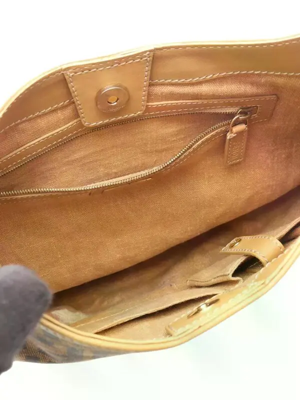 Fendi 1990-2000 Zucca Canvas Hobo Bag