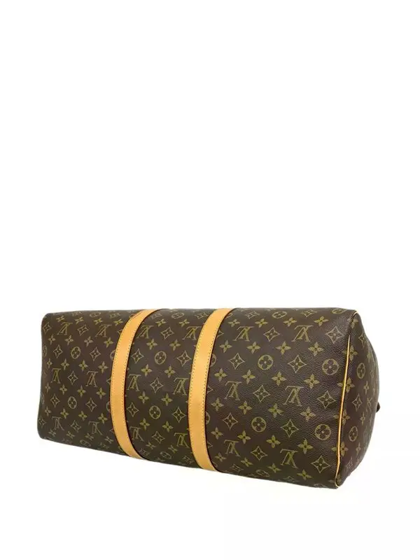 LOUIS VUITTON 1997 Monogram Keepall 50 Travel Bag - Brown
