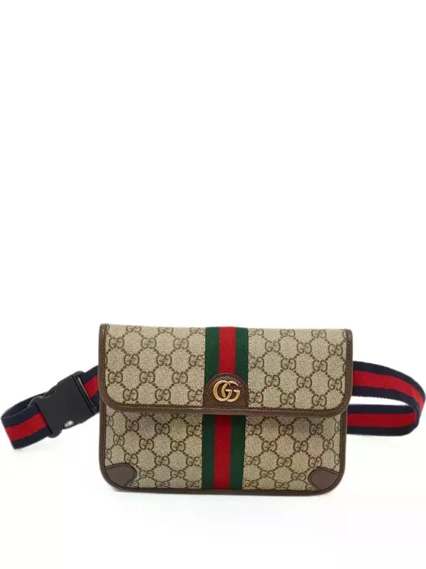 Gucci Ophidia Gg Supreme Belt Bag - Neutrals