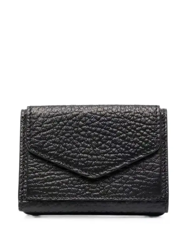 MAISON MARGIELA Four Stitches Grained Pocket Wallet - Black