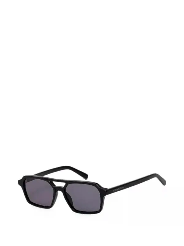 MAISON MARGIELA Geometric-frame Sunglasses - Black