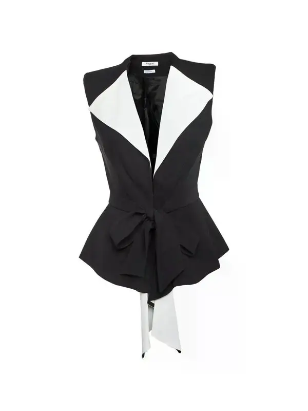 Givenchy Draped Sleeveless Top - Black