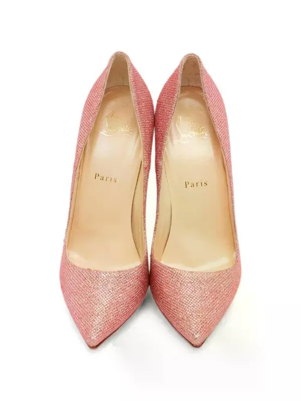CHRISTIAN LOUBOUTIN So Kate Shimmering Pumps - Pink