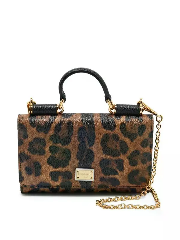 Dolce & Gabbana Miss Sicily Leopard-print Tote Bag