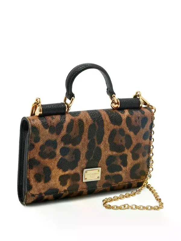 Dolce & Gabbana Miss Sicily Leopard-print Tote Bag