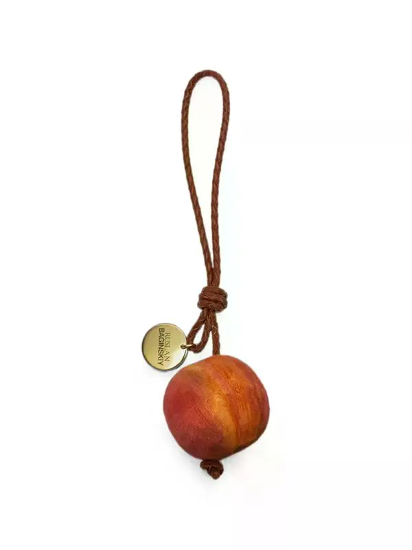 Ruslan Baginskiy Peach Bag Charm - Red