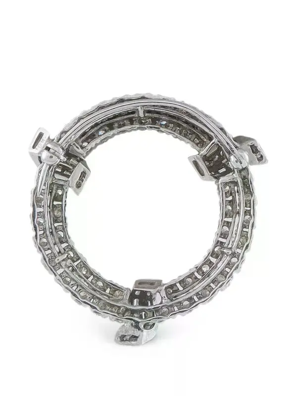 LB EXCLUSIVE Diamond Open-circle Brooch