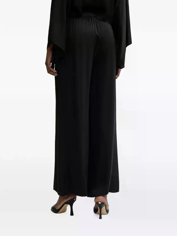 HAVEONE Elasticated-waistband Wide-leg Trousers