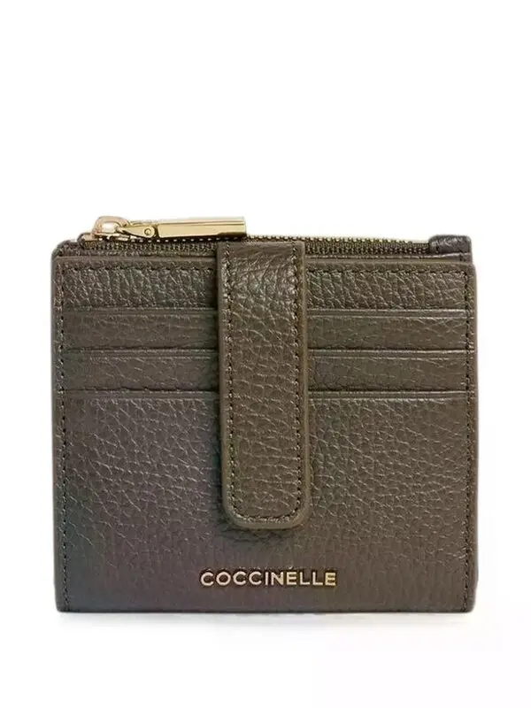 COCCINELLE Medium Metallic Wallet - Brown
