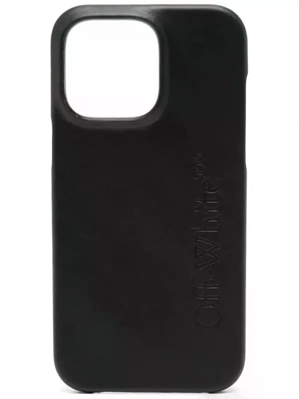 Off-White Bookish Iphone 14 Pro Max Phone Case - Black