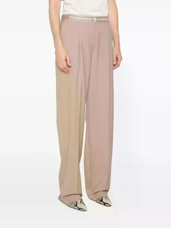 Casablanca Logo-waistband Trousers