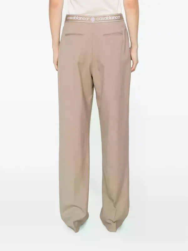 Casablanca Logo-waistband Trousers