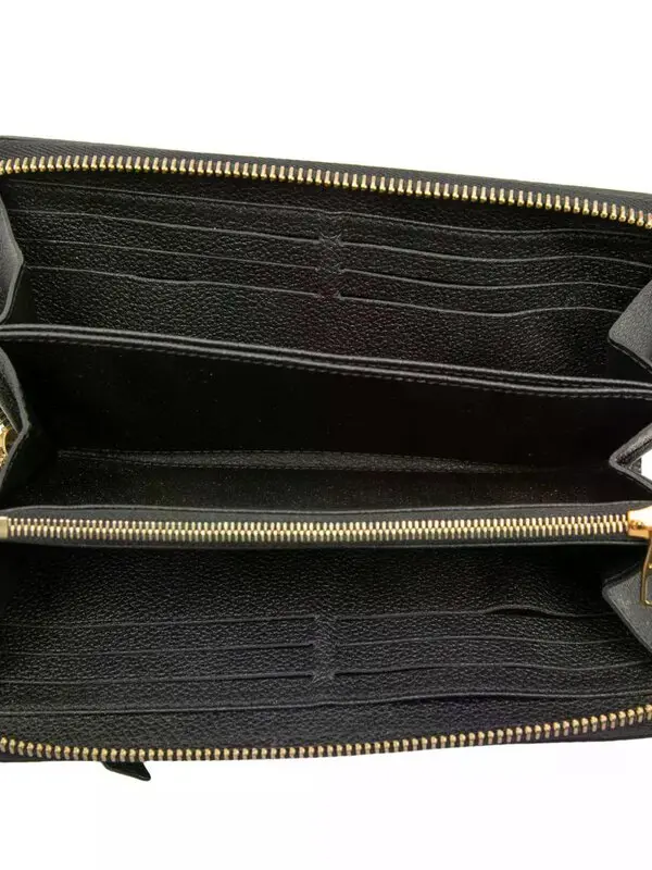 LOUIS VUITTON 2010-2026 Bicolor Monogram Empreinte Giant Zippy Wallet Long Wallets