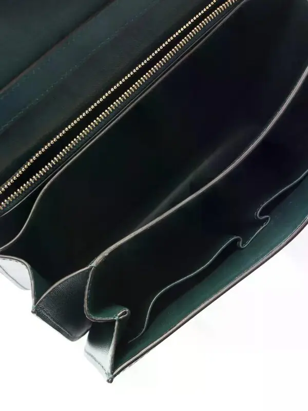 Celine 2010-2011 Medium Calfskin Classic Box Crossbody Bag - Green