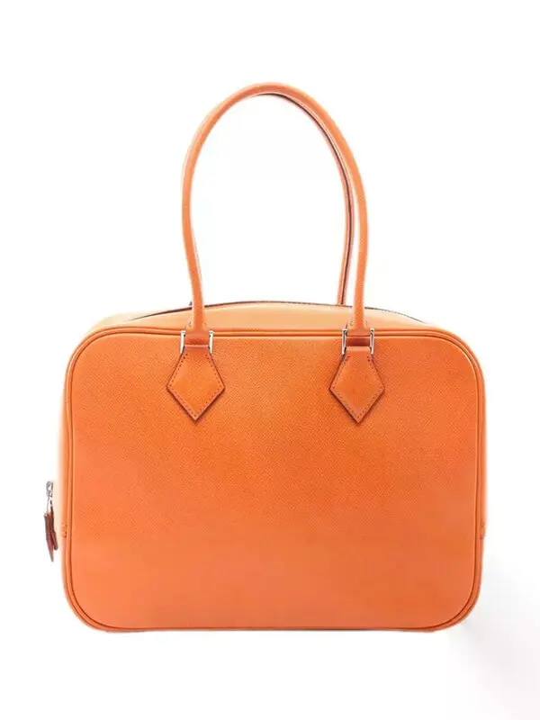 Hermès 2004 Epsom Plume Elan 28 Handbag - Orange
