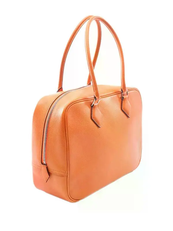 Hermès 2004 Epsom Plume Elan 28 Handbag - Orange