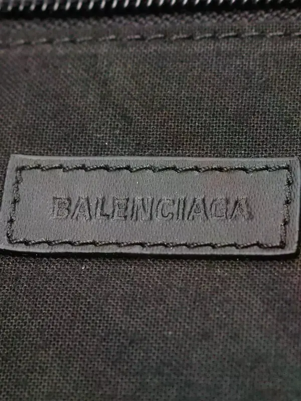 Balenciaga 2024 Leather Explorer Flap Crossbody Bag