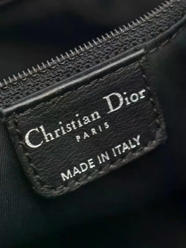 Dior 2000-2010 Diorissimo Trotter Canvas Lovely Handbag - Black