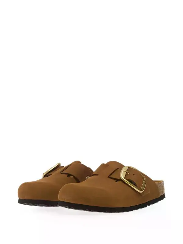 BIRKENSTOCK Boston Big-buckle Mules - Brown