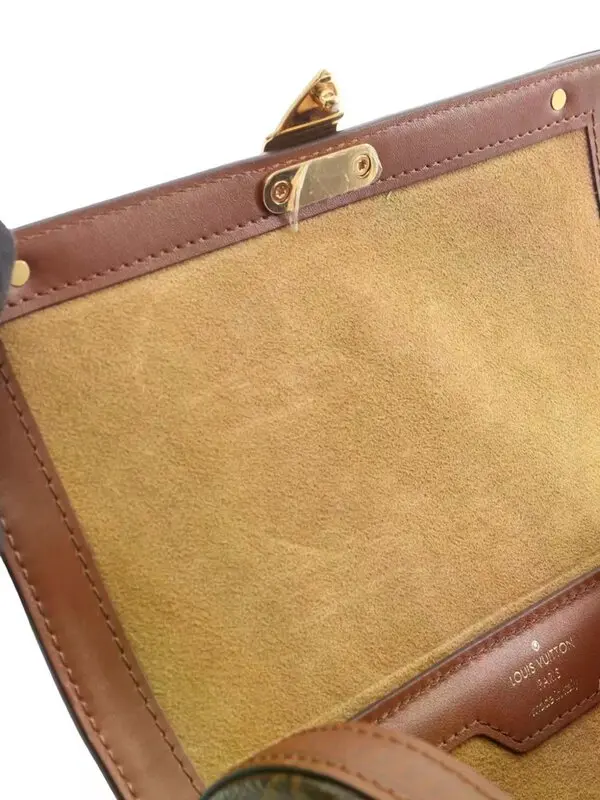 LOUIS VUITTON 2010-2026 Monogram Papillon Trunk Satchel - Brown