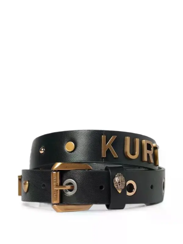 Kurt Geiger Kurt 30 Leather Belt - Black