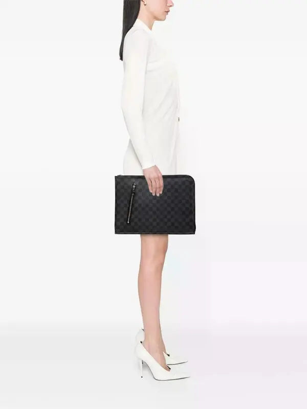 LOUIS VUITTON 2012 Damier Graphite Poche Documents Portfolio Clutch Bag