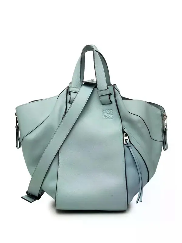 Loewe 2016 Medium Leather Hammock Satchel - Blue