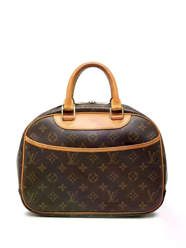 LOUIS VUITTON 2007 Monogram Trouville Handbag - Brown