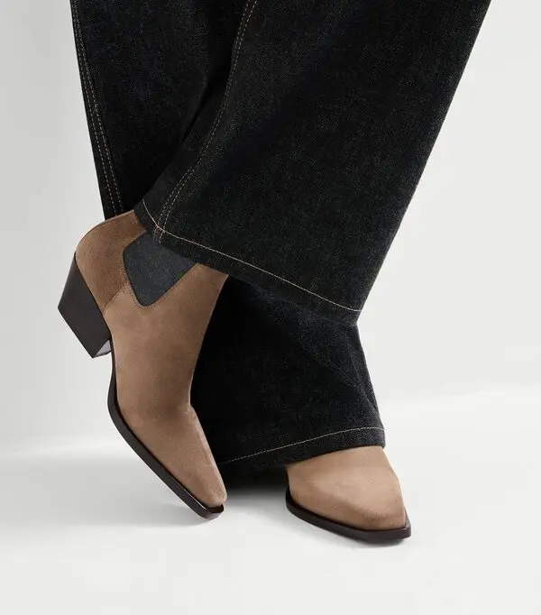 Brunello Cucinelli Suede Chelsea Boots 50