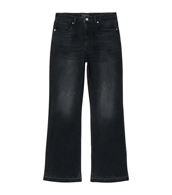 ALLSAINTS Fable Mid-rise Bootcut Jeans - Black