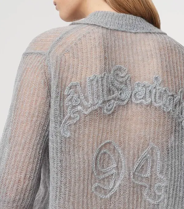 ALLSAINTS Mohair-blend Anabel Polo Top
