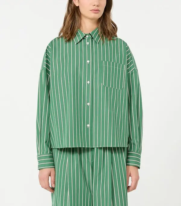 Max Mara Cotton Stripe Shirt
