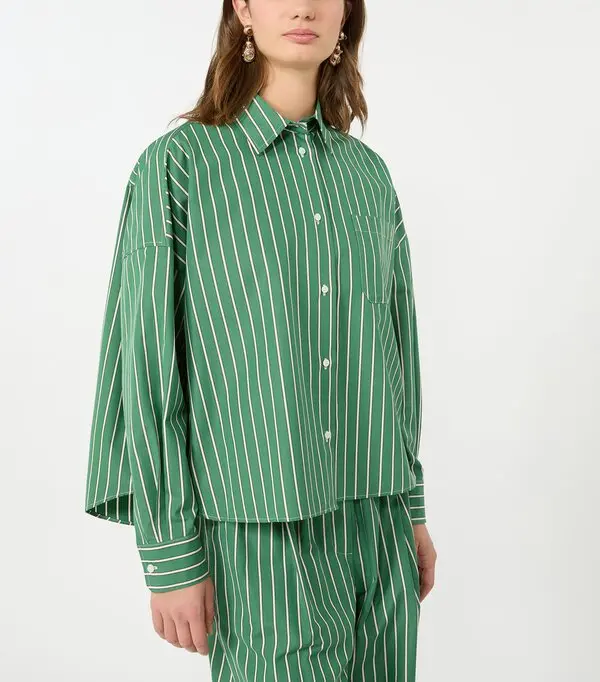 Max Mara Cotton Stripe Shirt