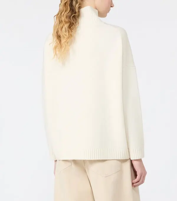 Max Mara Virgin Wool High-neck Sweater