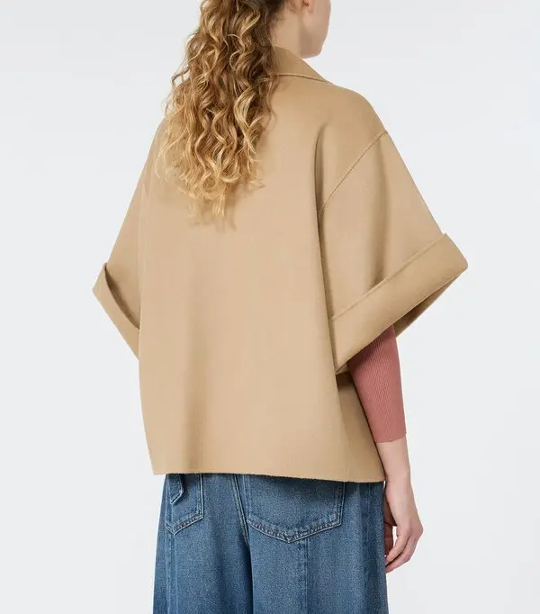 Max Mara Wool Short-sleeved Jacket